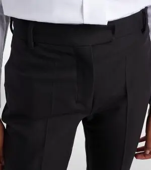 Max Mara Fatina Cropped Straight Pants - Black