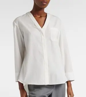 Max Mara Chicca Cotton Poplin Shirt