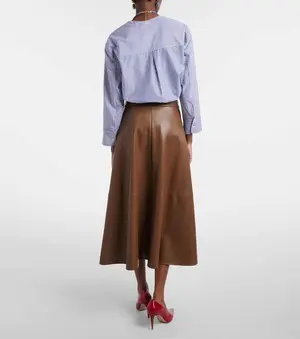 Max Mara Ninfa Paneled Midi Skirt