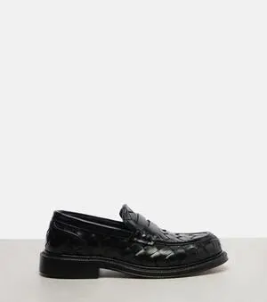 Bottega Veneta James Intrecciato Leather Loafers