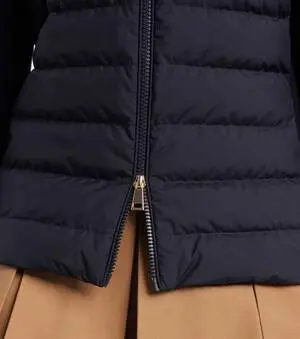 Moncler Paneled Quilted Down Jacket