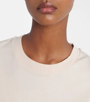 Moncler Cotton Jersey T-shirt - Beige