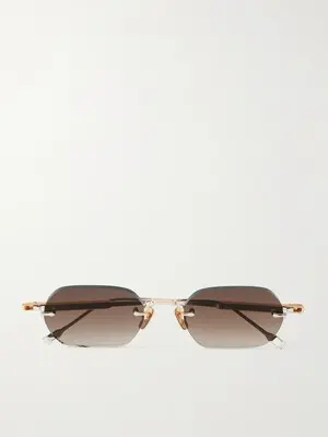 SATO Terebellum Iv Square-frame Sunglasses - Gold