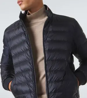Moncler Quilted Down Jacket - Blue