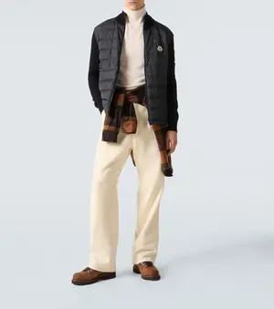 Moncler Archivio Down-paneled Cardigan
