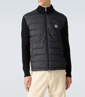 Moncler Archivio Down-paneled Cardigan