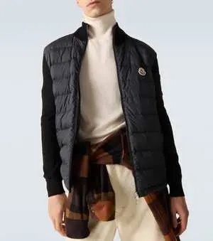 Moncler Archivio Down-paneled Cardigan