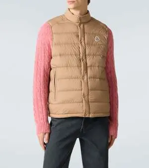 Moncler Barthe Down Vest - Beige