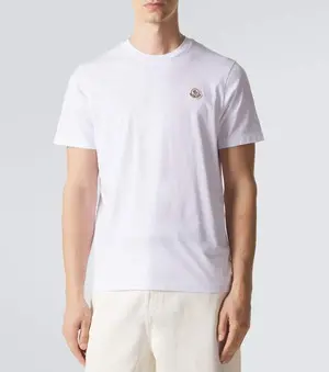 Moncler Set Of 3 Cotton Jersey T-shirts - White