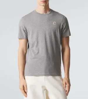 Moncler Set Of 3 Cotton Jersey T-shirts - White