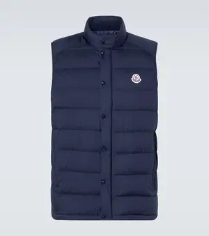 Moncler Barthe Down Vest - Blue