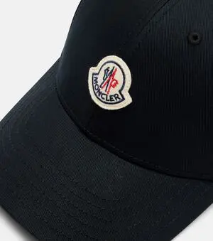 Moncler Logo Baseball Cap - Black