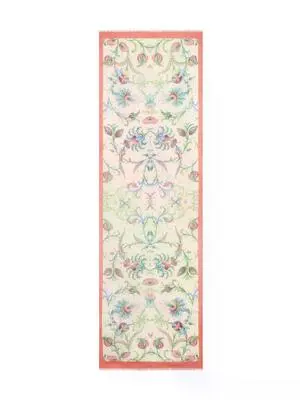 Etro Tosca Floral-print Scarf - Neutrals