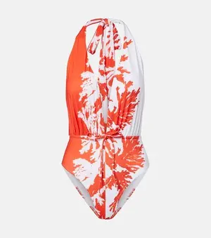 ALEXANDRA MIRO Willow Printed Swimsuit - Orange