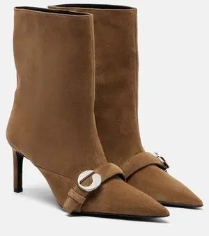 Coperni Suede Ankle Boots - Brown