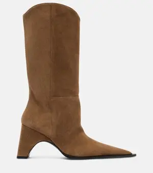 Coperni Cowboy Knee-high Suede Boots