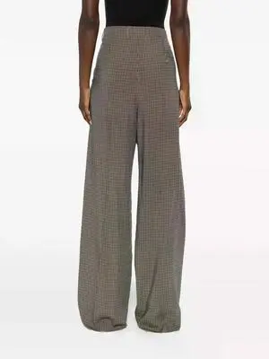 Balenciaga Checked Trousers - Neutrals