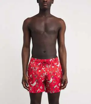 Vilebrequin Printed Moorise Swim Shorts - Red