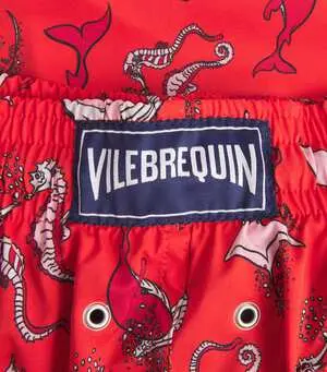 Vilebrequin Printed Moorise Swim Shorts - Red