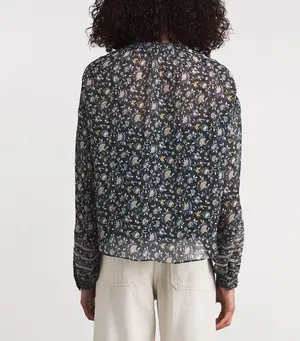 Veronica Beard Silk Lollie Blouse