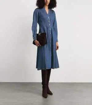 Veronica Beard Denim Arcadia Shirt Dress
