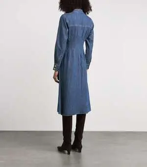 Veronica Beard Denim Arcadia Shirt Dress