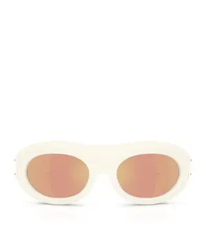 Moncler Injected Ramillon Me8015u Sunglasses - White