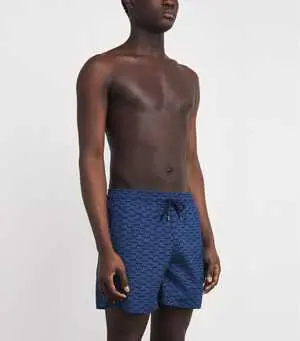Vilebrequin Merino Wool Printed Swim Shorts - Blue