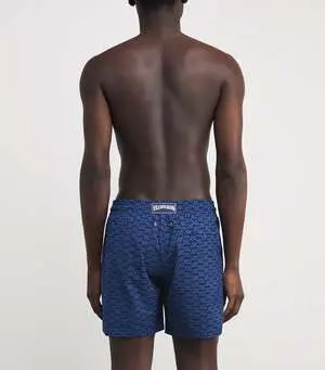 Vilebrequin Merino Wool Printed Swim Shorts - Blue