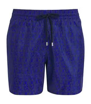 Vilebrequin Turtle Print Mahina Swim Shorts - Blue