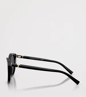 Tiffany & Co. Acetate Cat Eye Sunglasses - Black