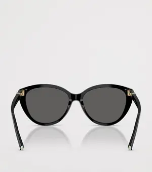 Tiffany & Co. Acetate Cat Eye Sunglasses - Black