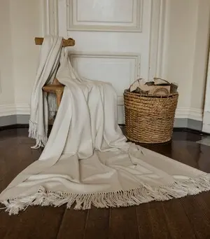 ARAMINTA CAMPBELL Alpaca-blend Willow Throw