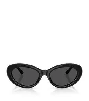 Dolce & Gabbana Acetate Cat Eye Sunglasses - Black