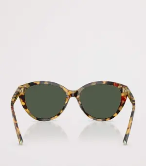 Tiffany & Co. Acetate Cat Eye Sunglasses - Brown