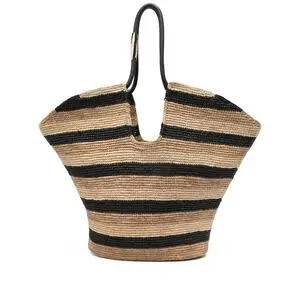 Zimmermann Striped Raffia Tote Bag - Multicolor