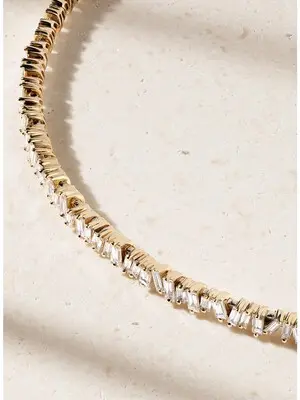 SUZANNE KALAN 18-karat Diamond Fireworks Choker