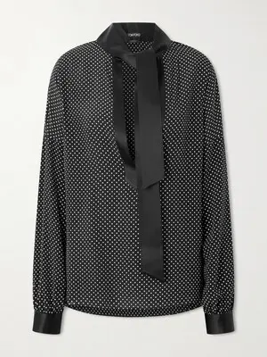 Tom Ford Polka Dots Blouses
