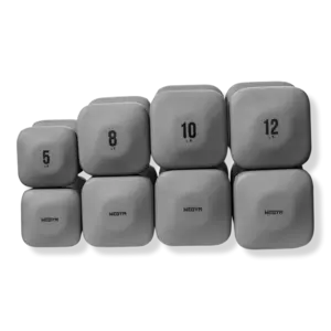WeGym Safegrip Dumbbells Medium Set - Slate