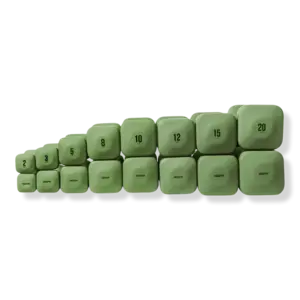 WeGym Safegrip Dumbbells Full Set - Forest