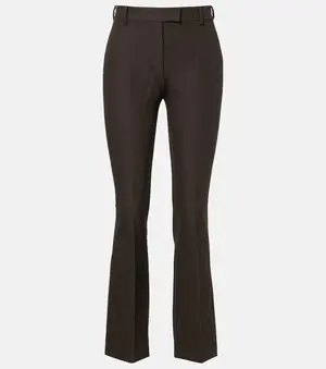 Max Mara Fatina Cropped Straight Pants - Green