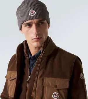 Moncler Archivio Ribbed-knit Cotton Beanie