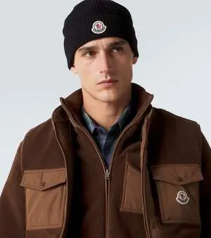 Moncler Archivio Ribbed-knit Cotton Beanie