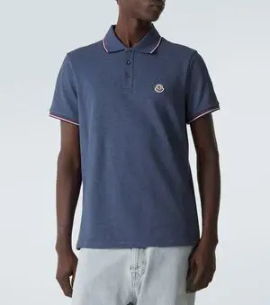 Moncler Cotton Pique Polo Shirt