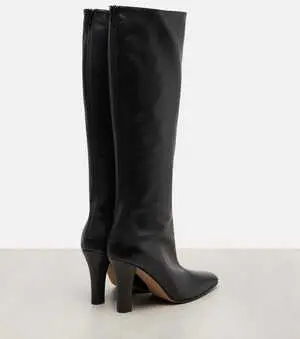 THE ROW Mona Leather Knee-high Boots