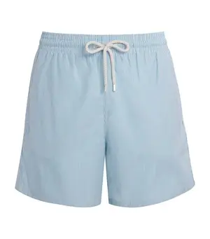 Vilebrequin Merino Wool Stripe Swim Shorts - Blue