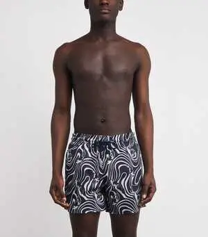 Vilebrequin Printed Moorise Board/boxer - Blue