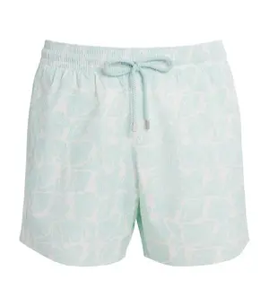 Vilebrequin Printed Moorise Board/boxer - White
