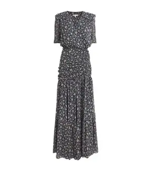 Veronica Beard Silk Maxi Dress