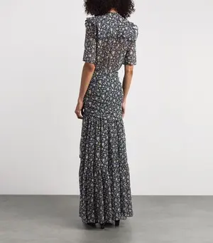 Veronica Beard Silk Maxi Dress